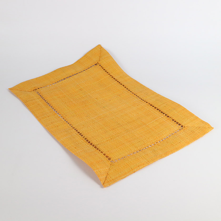 RAFFIA RECTANGULAR PLACEMATS - SINGLES | Jambo Imports & Exports