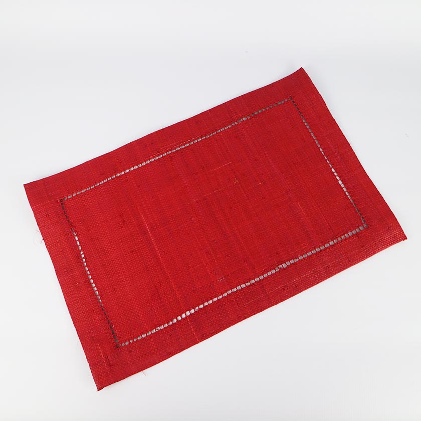 RAFFIA RECTANGULAR PLACEMATS - SINGLES | Jambo Imports & Exports